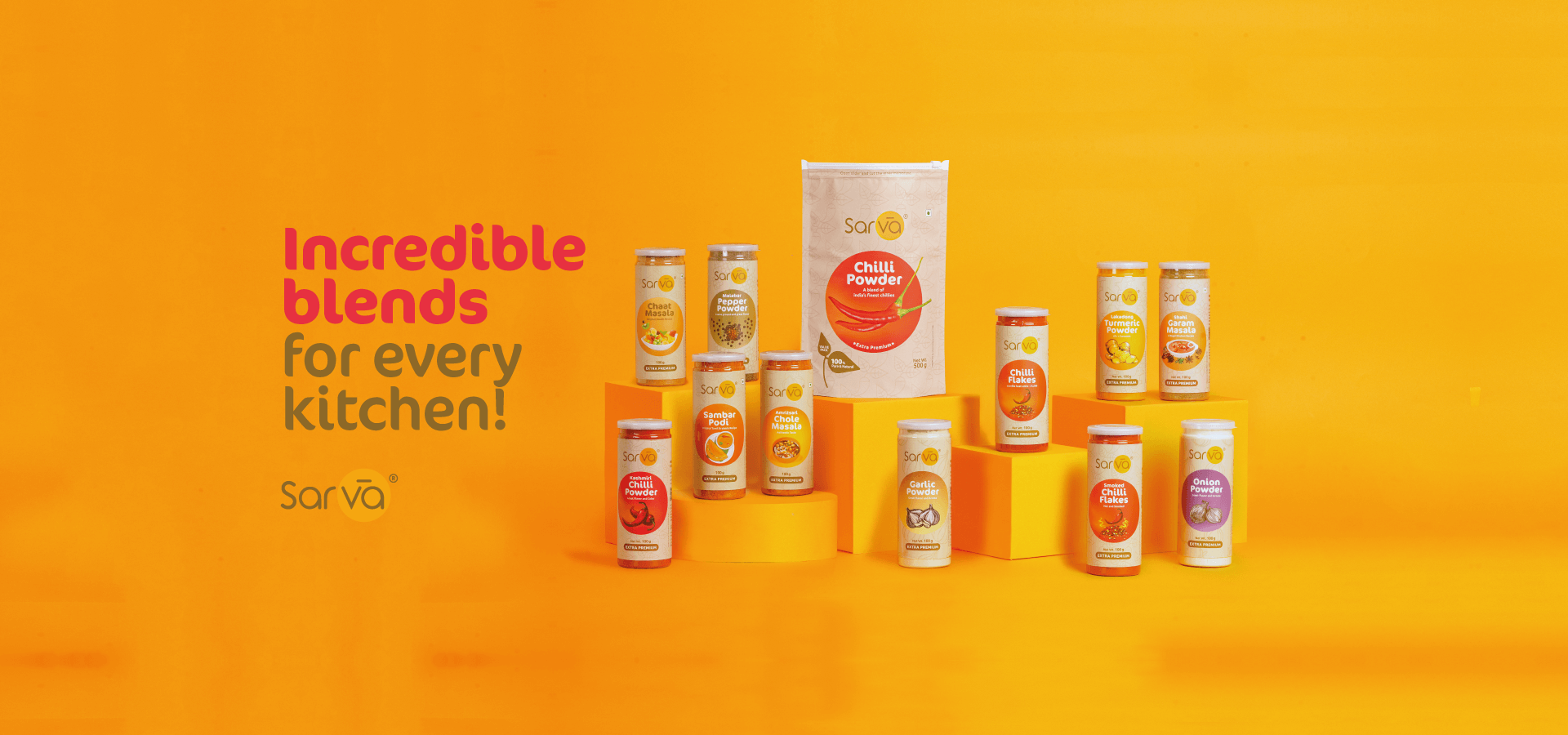 Sarva Foods: Premium Blends, Masalas & Spices -Buy Online in Hyderabad