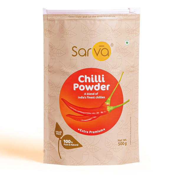 Buy Premium Chilli Powder Blend-Zipper Online - Sarva Foods
